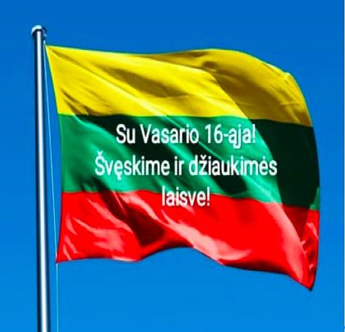Varėnos rajono savivaldybės mero sveikinimas Vasario 16-osios proga ...